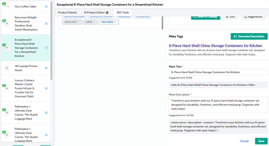 Describely. vs Copy.ai For eCommerce Content (With Examples)